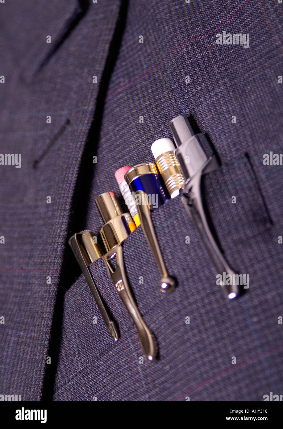 Pens in pocket hi-res stock photography and images - Alamy