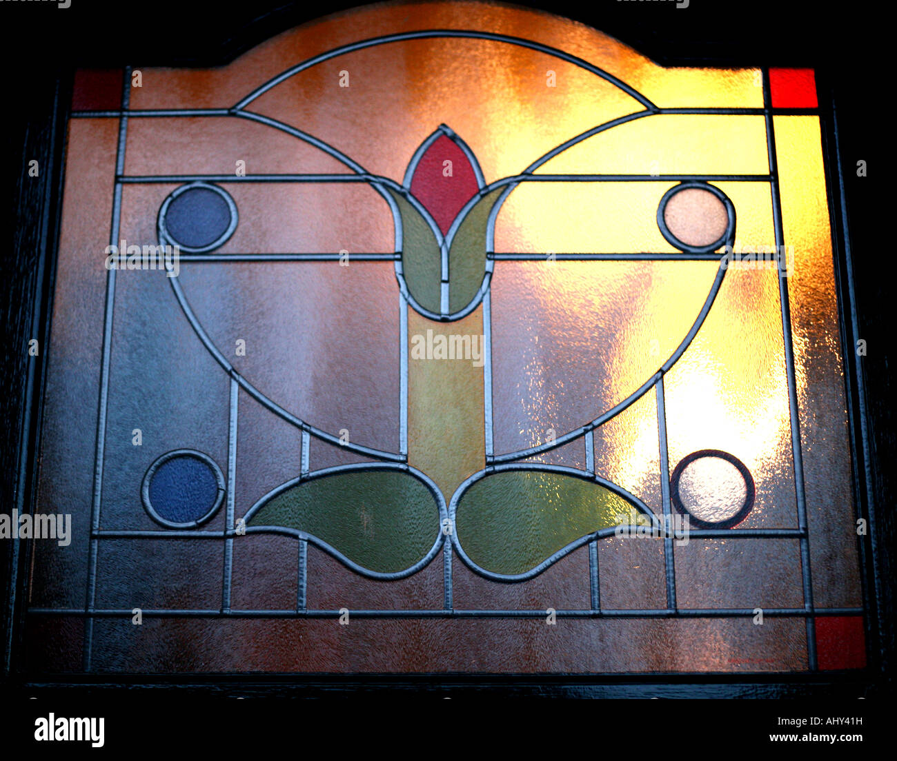 Front door night glass hi-res stock photography and images - Alamy