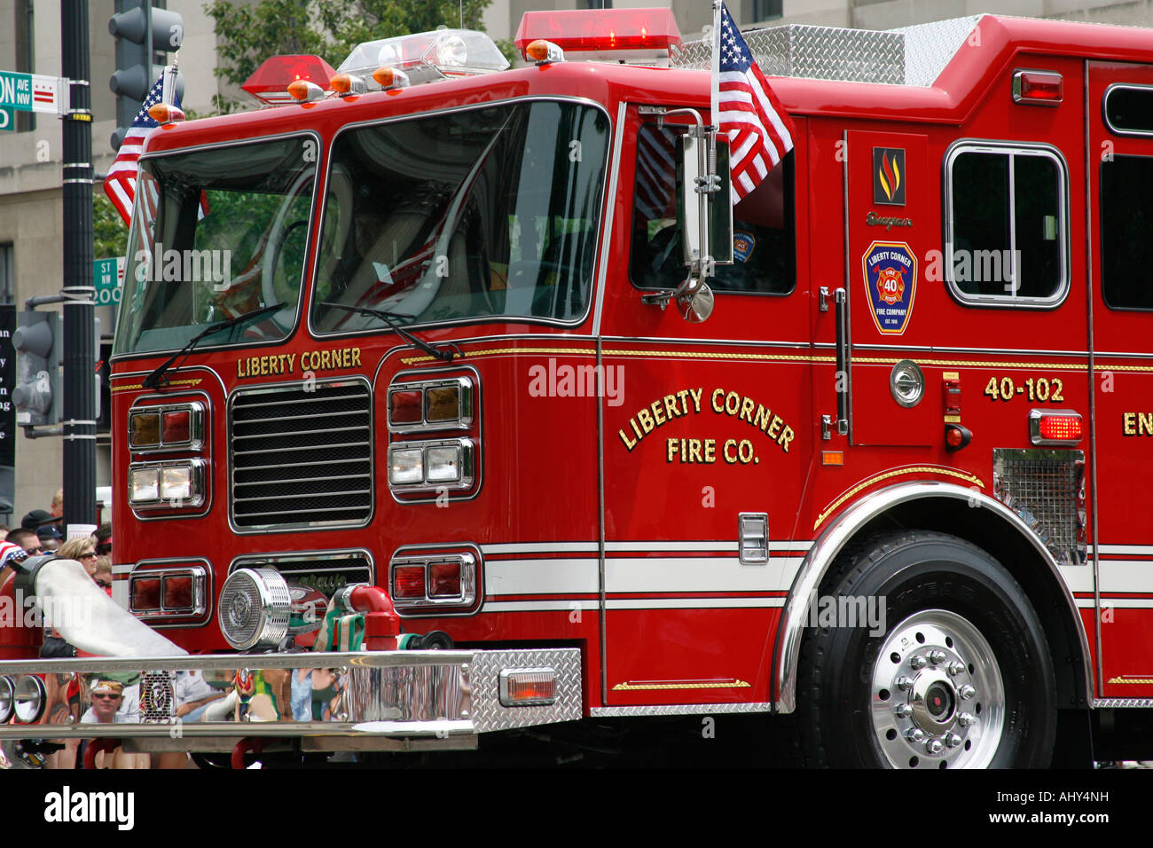 Washington D.C Fire Truck seen at the 4th of July parade 2007 Stock ...
