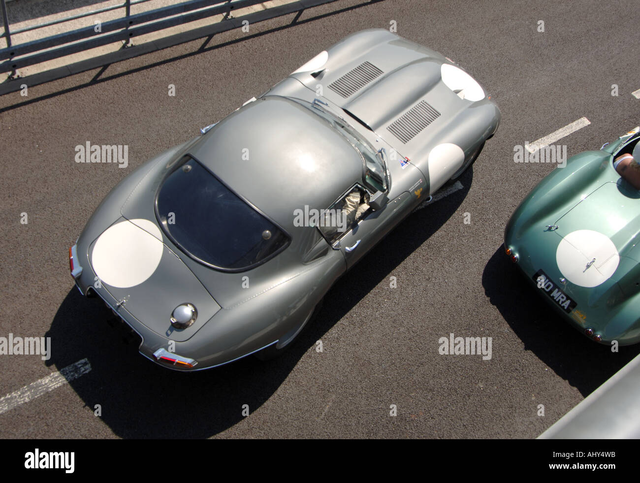 E Type Jaguar CUT 7 at Goodwood Revival, England 2006 Stock Photo - Alamy