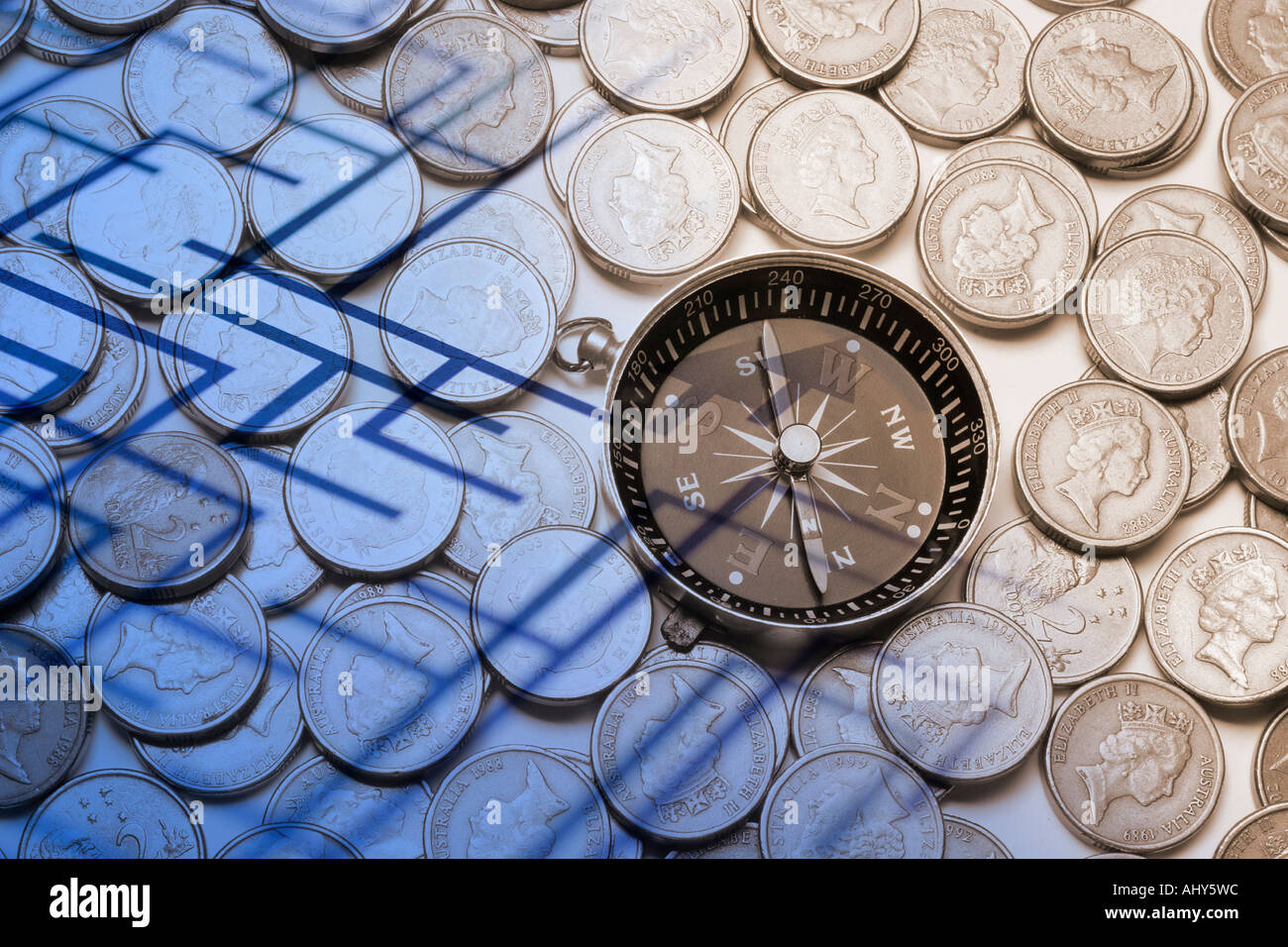 Business compass still life hi-res stock photography and images - Alamy