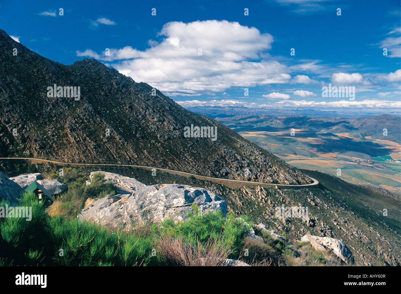 Swartberg pass near Cango Caves Oudtshoorn Karoo South Africa Stock ...