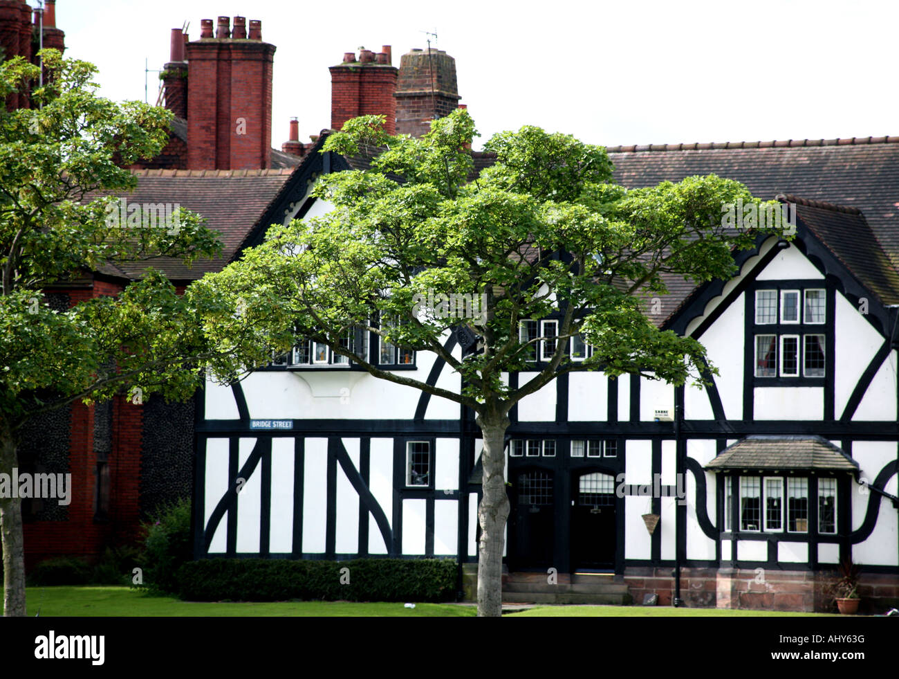 Houses in Port Sunlight village Wirral Stock Photo - Alamy