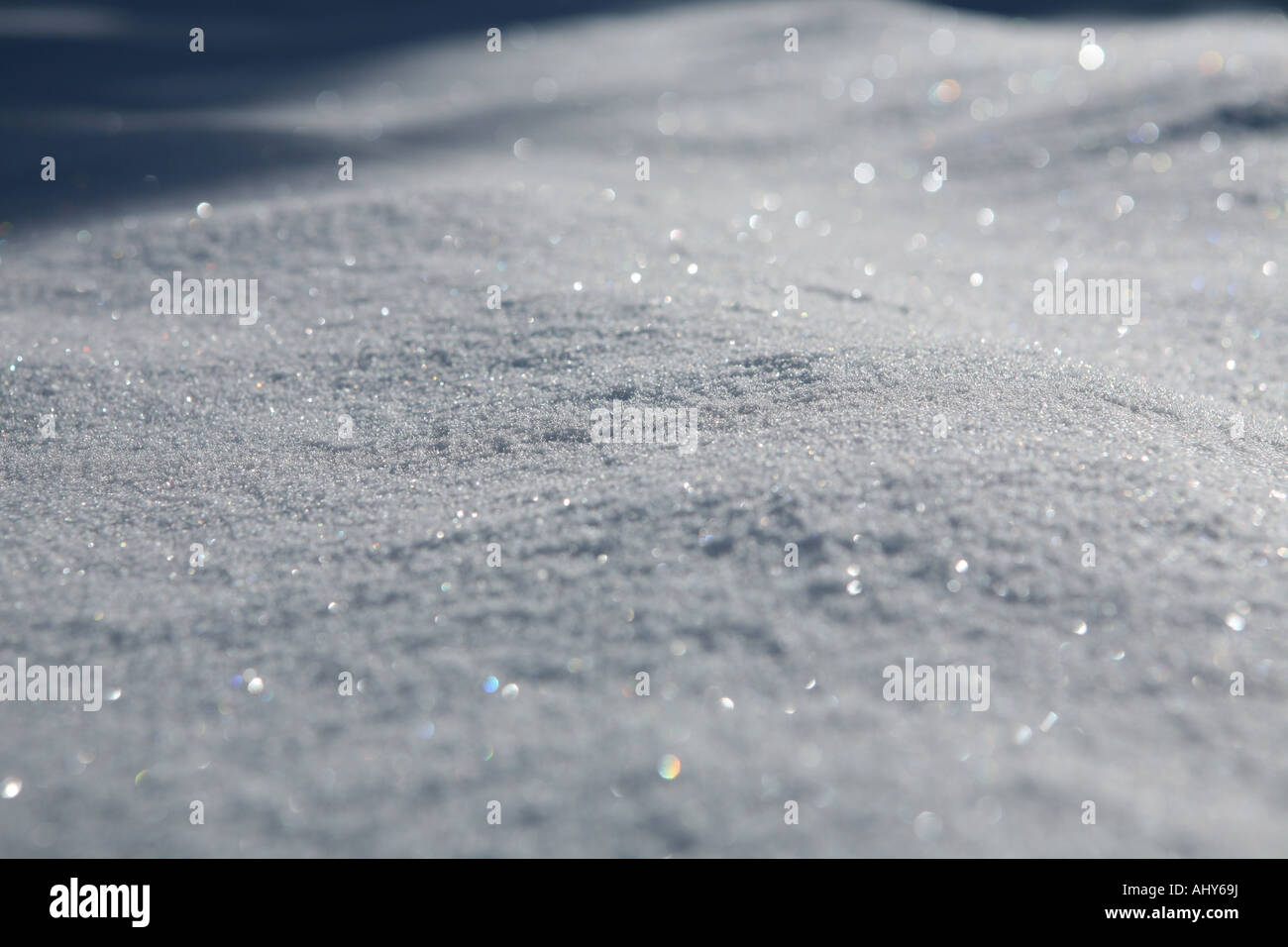 Powder snow detail in Megève, Haute Savoie, France Stock Photo - Alamy