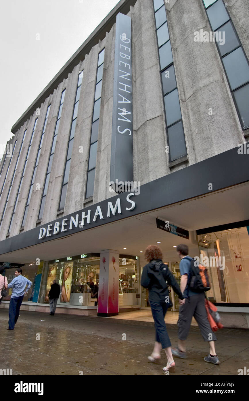 Debenhams department store on Oxford Street Stock Photo - Alamy
