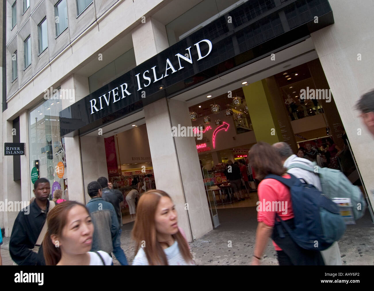 River Island store on Oxford Street London Stock Photo - Alamy