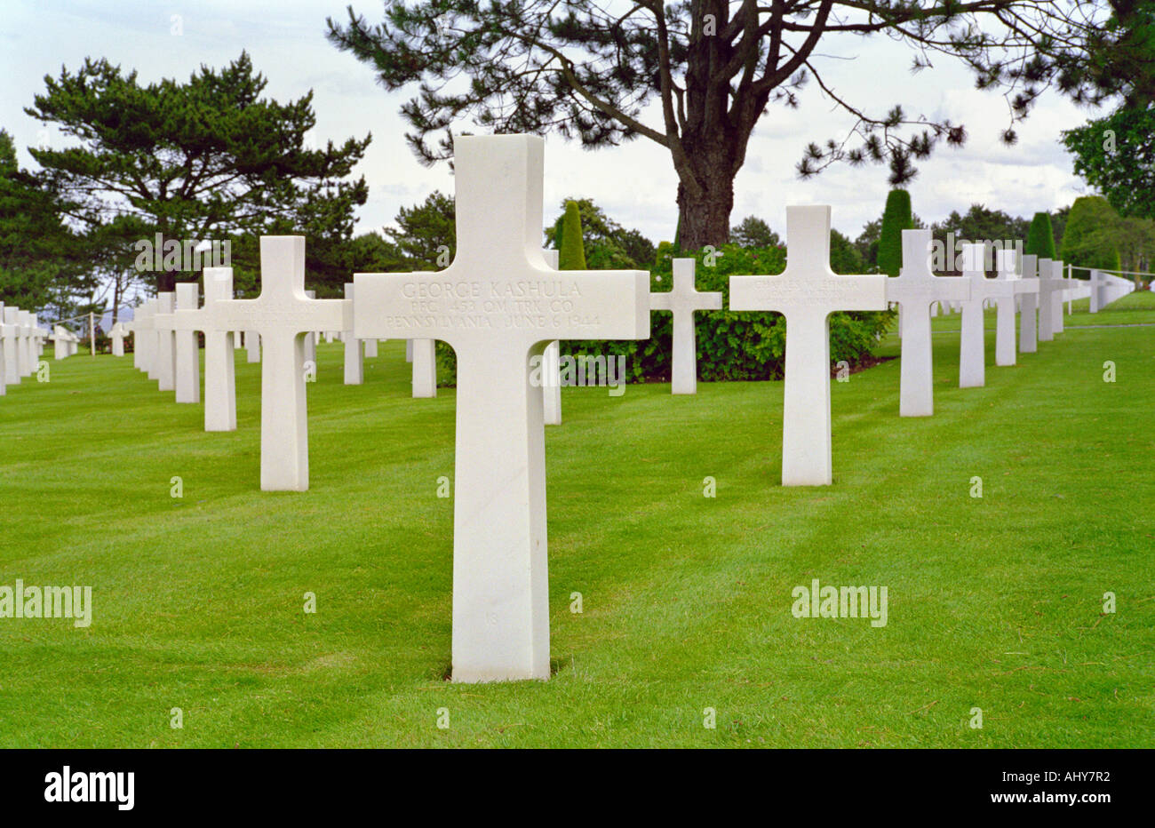 American Cemetary in Normandy, France Stock Photo - Alamy