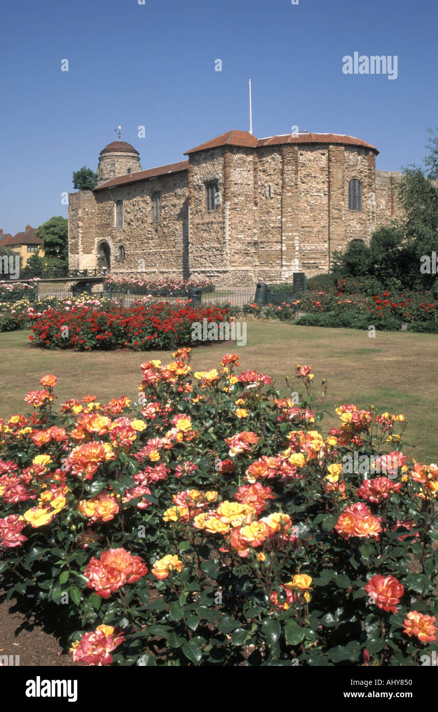 Roman Britain Colchester Castle museum and gardens Stock Photo - Alamy