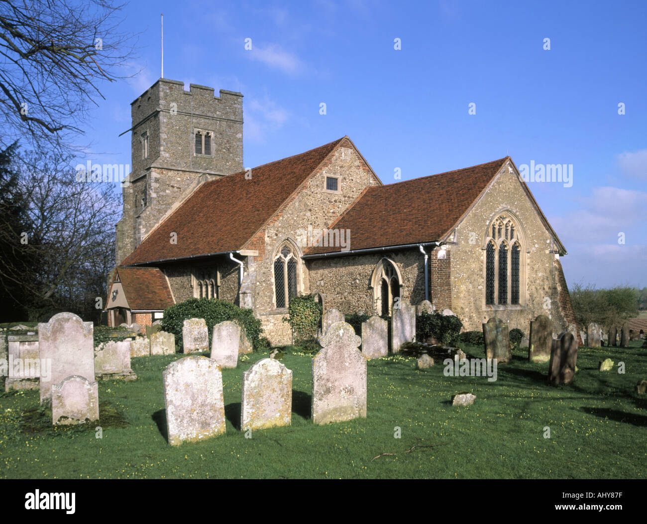 Little Baddow Church Of St Mary The Virgin Stock Photo - Alamy
