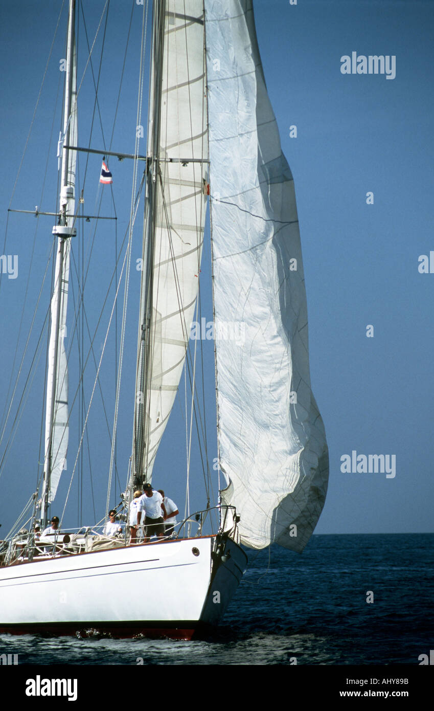 Sailing yacht Stormvogel during the Andaman Sea Rally 2004 Phuket ...