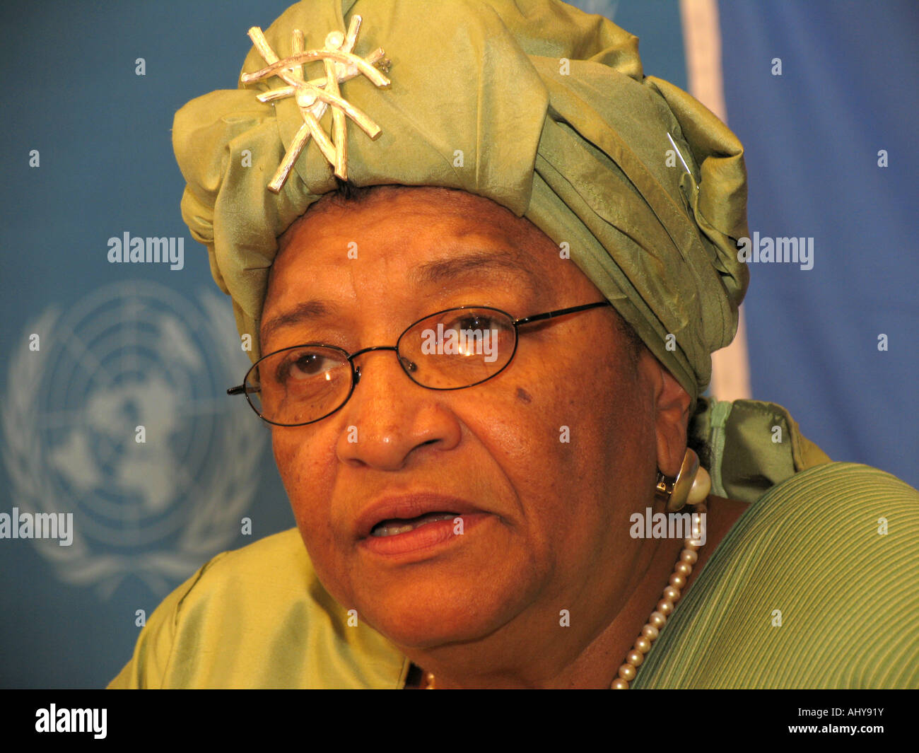 President of liberia hi-res stock photography and images - Alamy