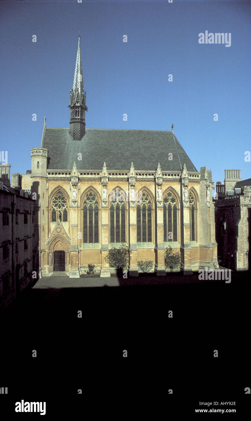 Exeter College Chapel Stock Photo - Alamy