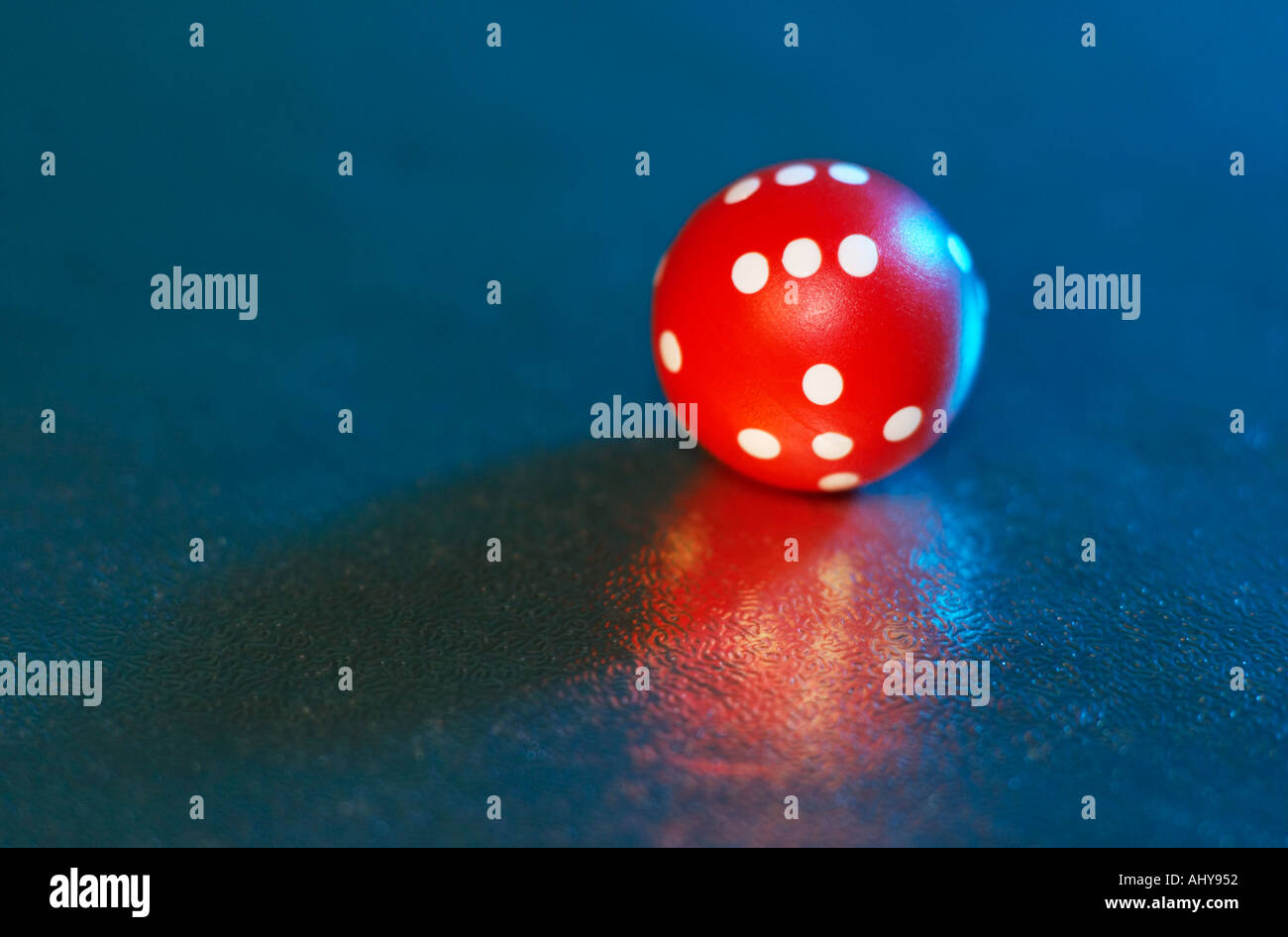 Round die dice Stock Photo - Alamy