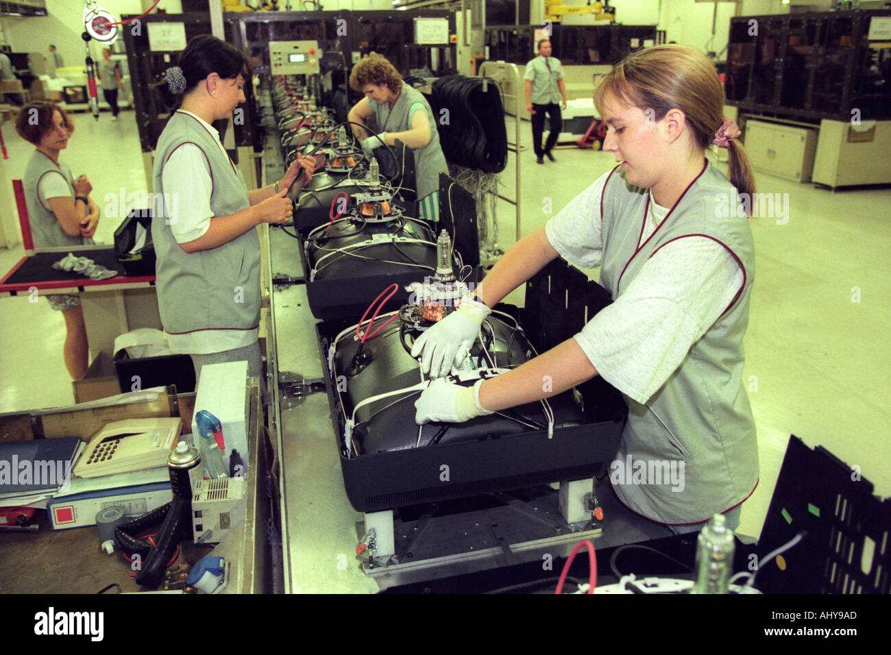 Sony television production line hi-res stock photography and images - Alamy