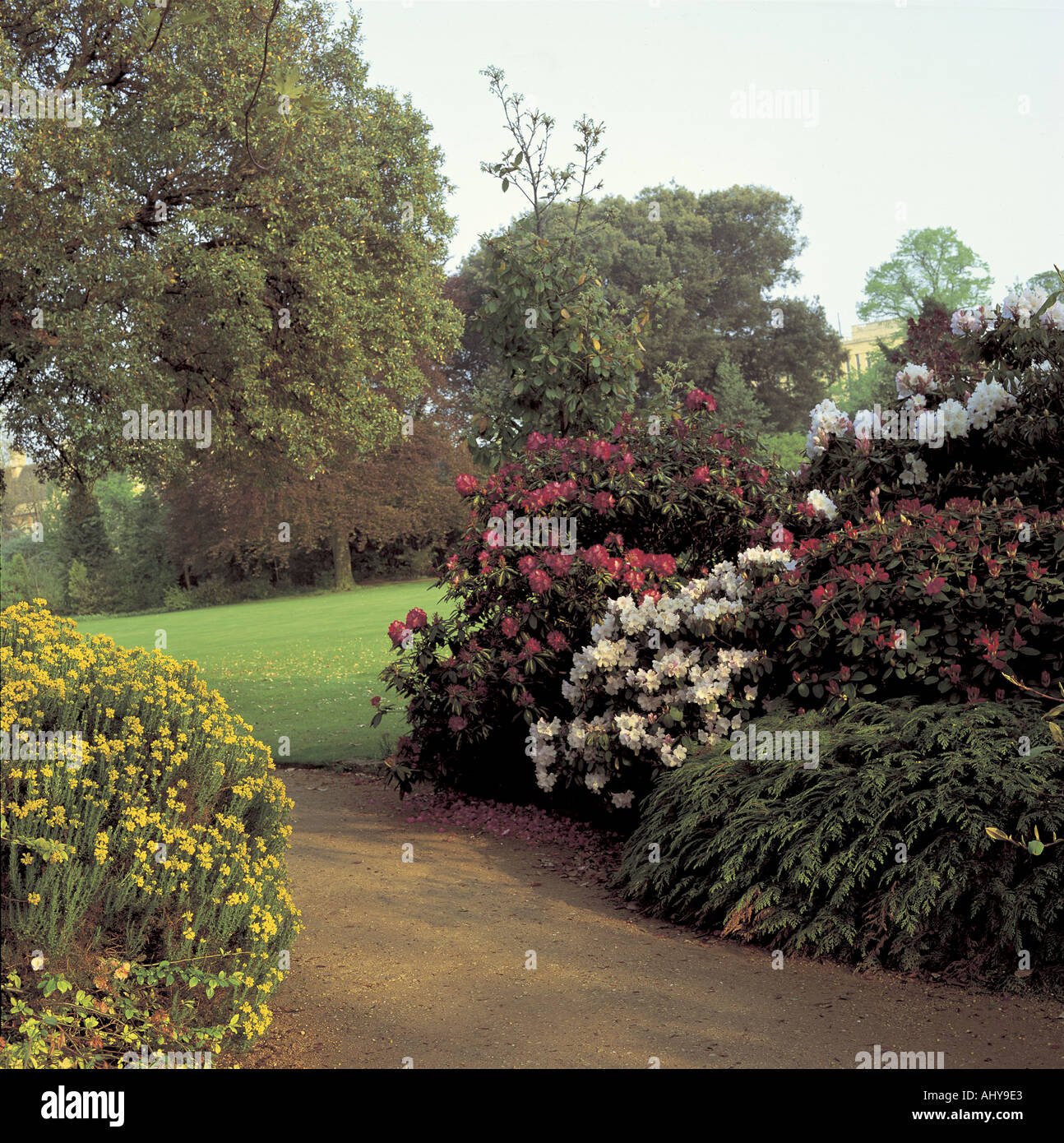 St Johns College Garden Stock Photo - Alamy