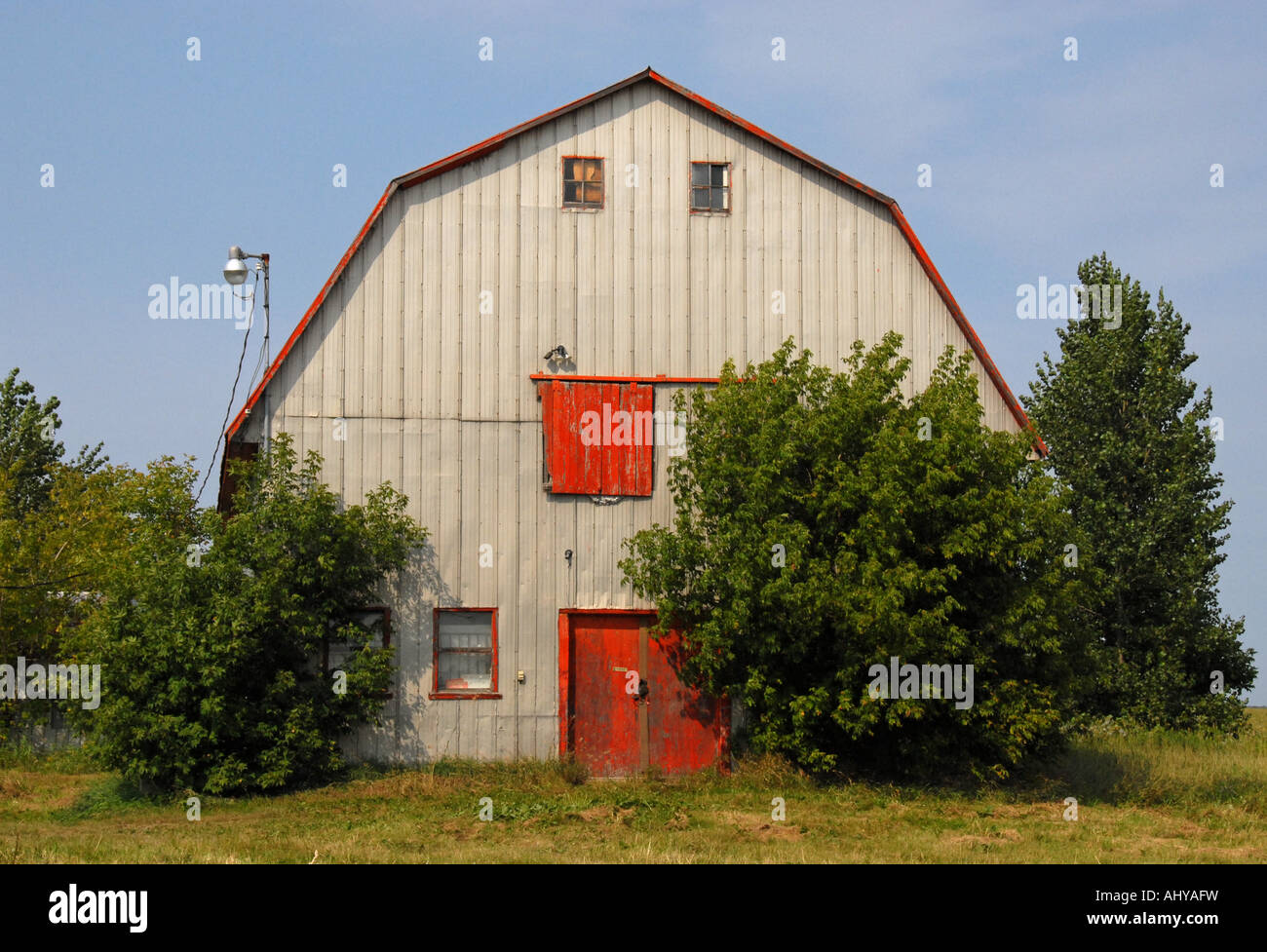 Barn in the Lanaudiere region Quebec Canada Stock Photo - Alamy