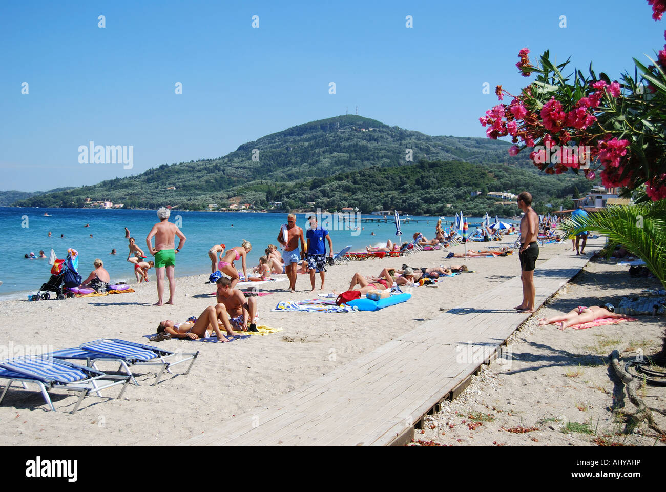 Messongi Beach, Corfu, Ionian Islands, Greece Stock Photo - Alamy