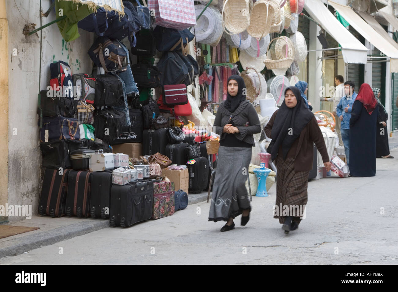 Tripoli, Libya. Street Scene in the Medina (Old City), Luggage, Wedding ...
