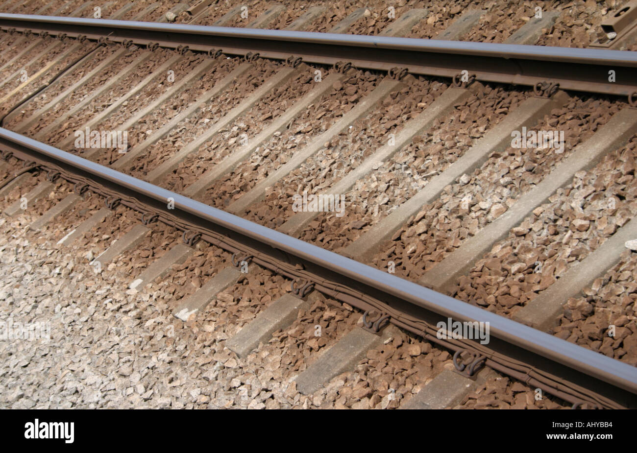 railway track without train perspective lines suggest destiny progress ...