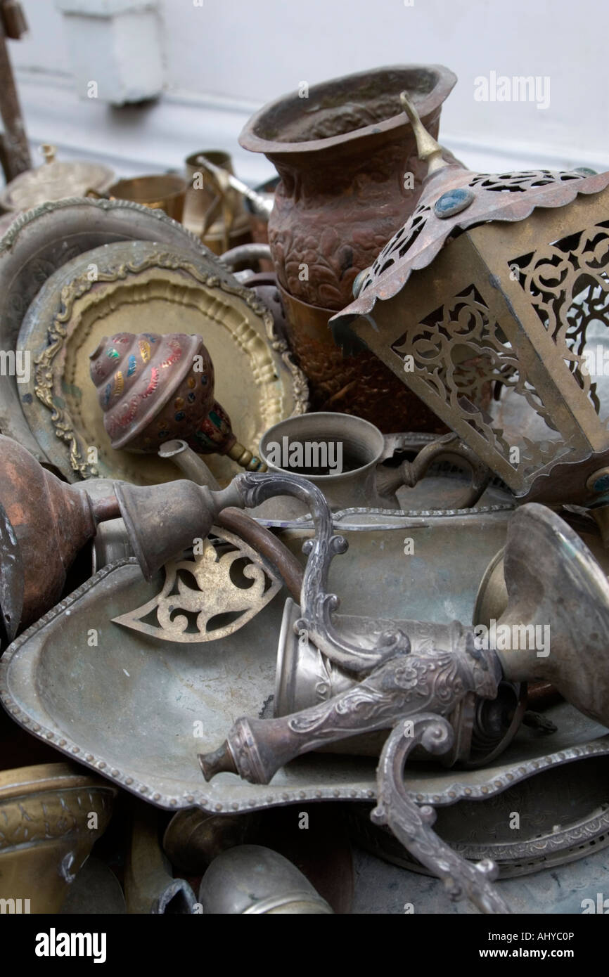 Tripoli, Libya. Antique Metal Work, Copper Market, Souq al Ghizdir ...