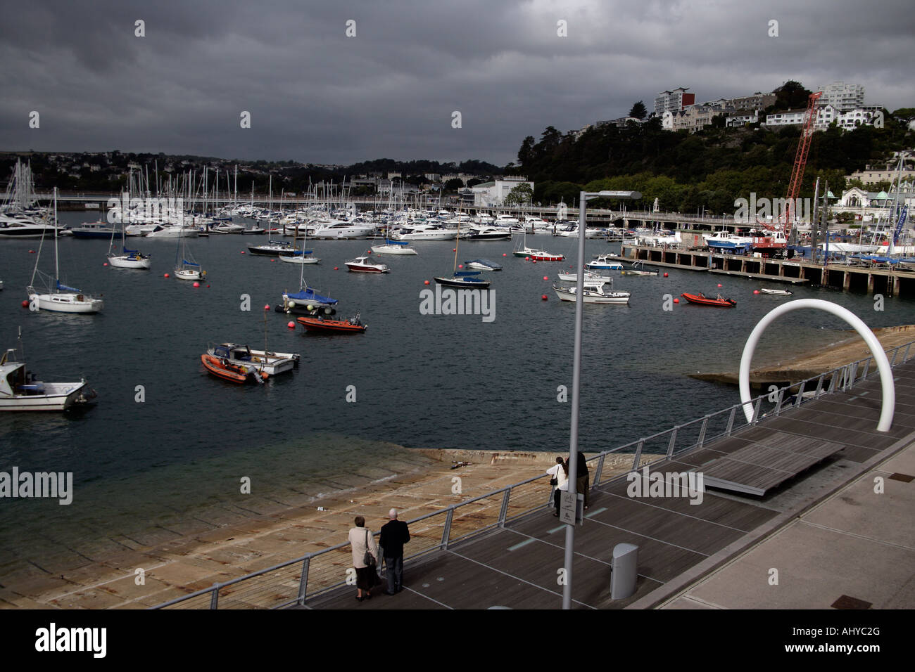 Torquay Harbour Devon Stock Photo - Alamy