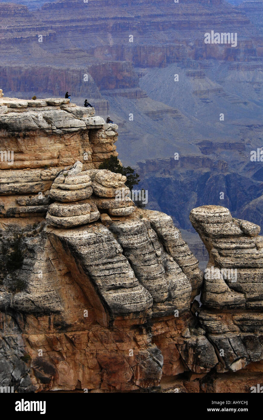 People in Grand Canyon Stock Photo - Alamy