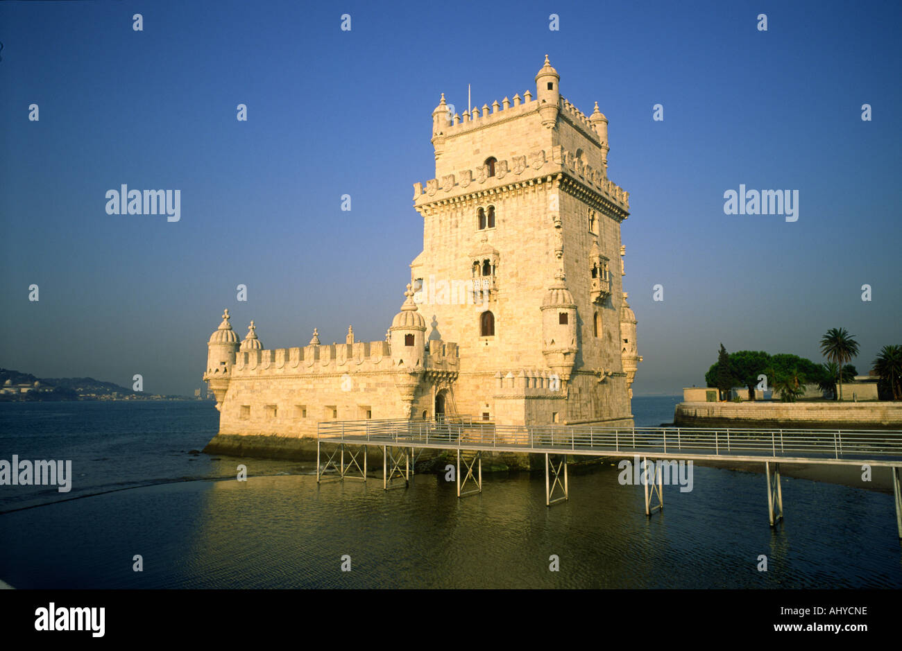 Belem tower morning hi-res stock photography and images - Alamy
