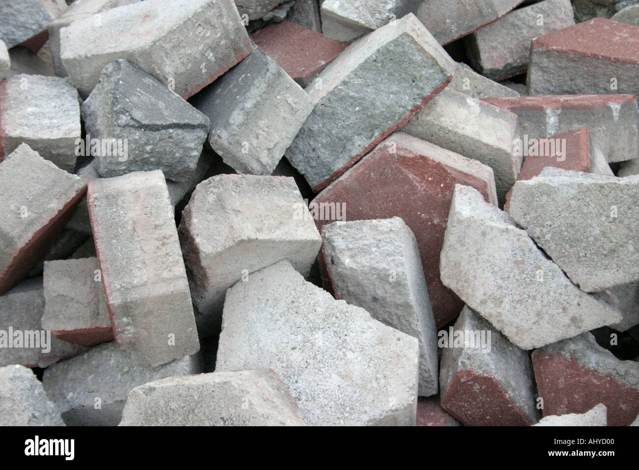 a pile of tiles used for laying pavements Stock Photo - Alamy
