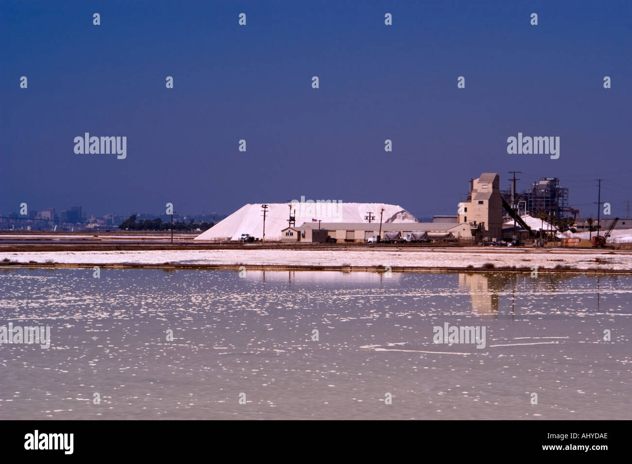 Solar salt production plant Chula Vista California Stock Photo - Alamy