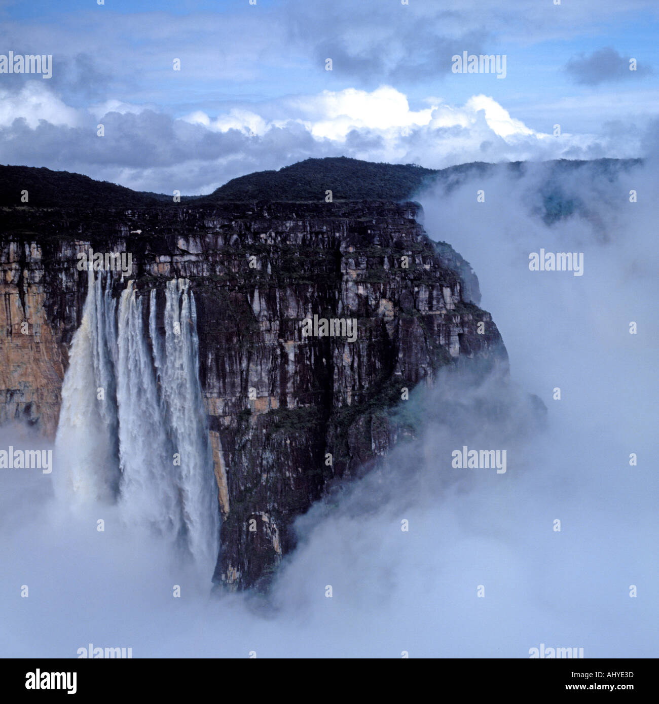 Angel falls venezuela from above hi-res stock photography and images ...