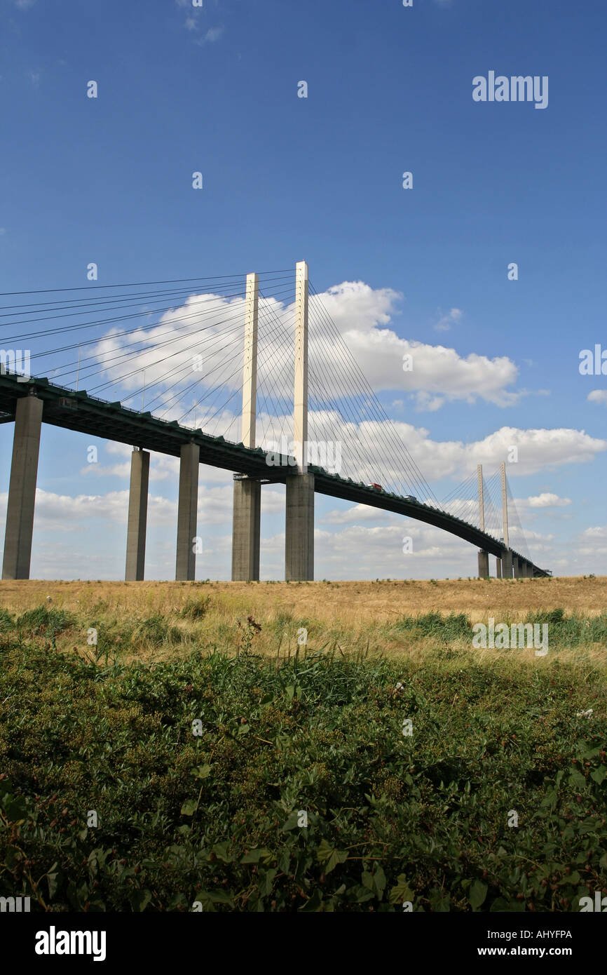 Queen Elizabeth II bridge Stock Photo - Alamy