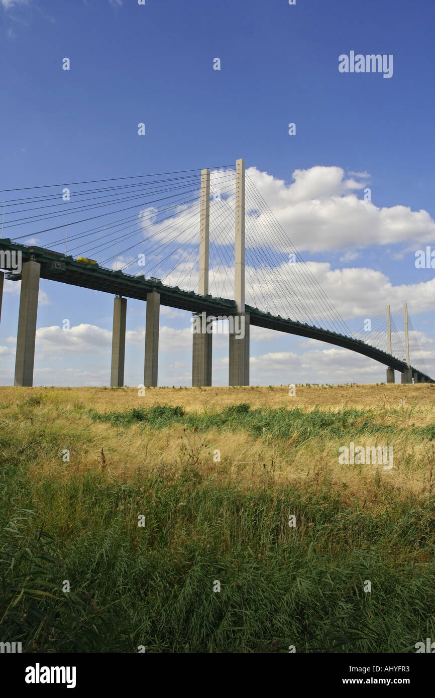 Queen Elizabeth II bridge Stock Photo - Alamy