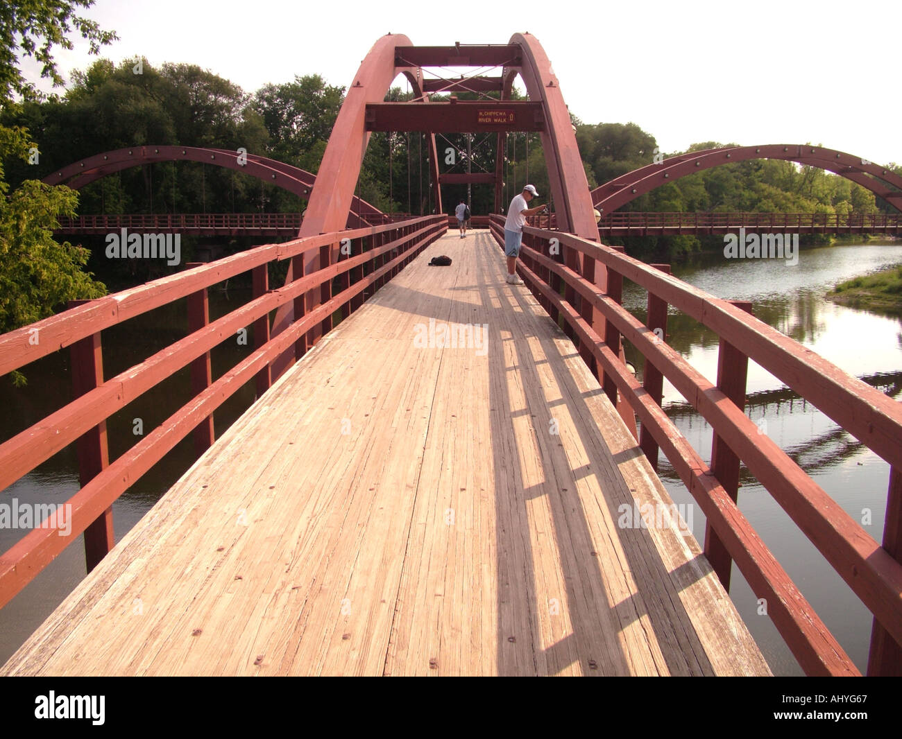 Three Legged Pedestrian Bridge High Resolution Stock Photography and ...