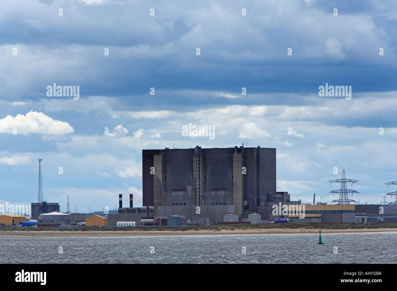Hartlepool Nuclear Power Station Teesmouth North East England Stock ...