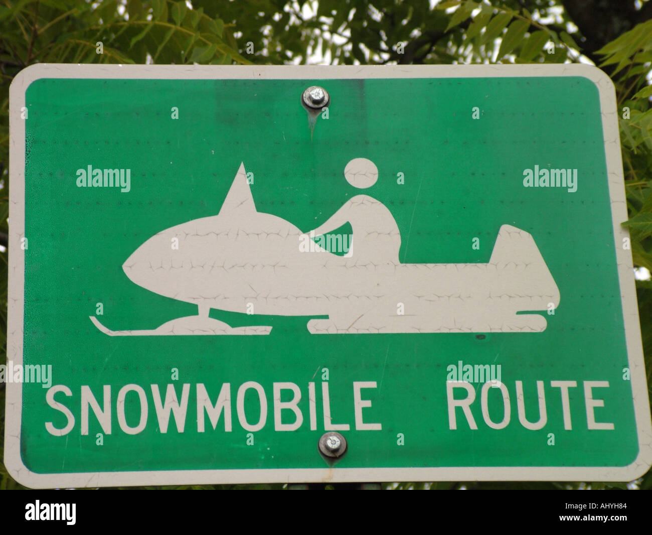 Green snowmobile hi-res stock photography and images - Alamy