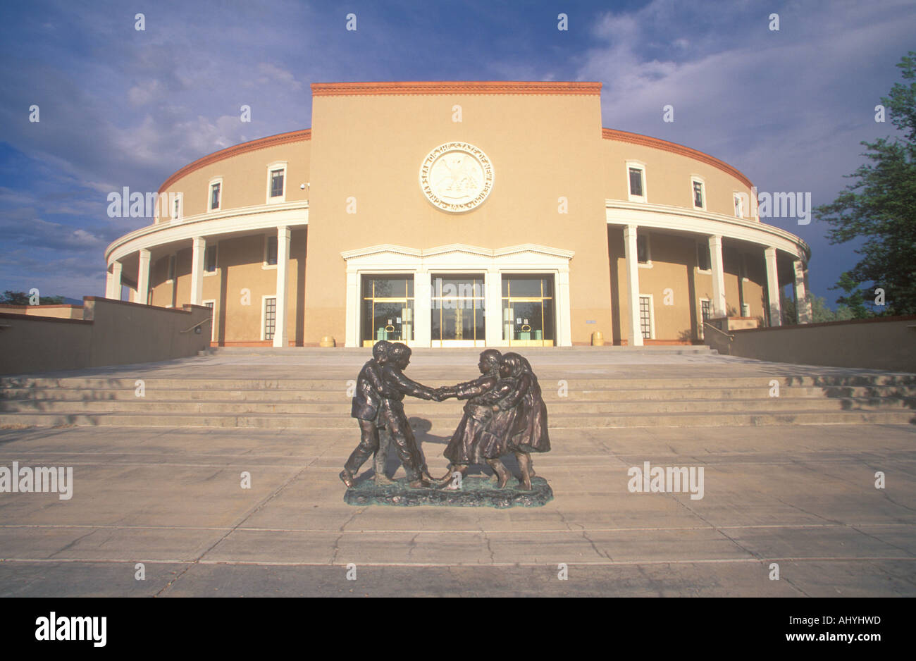State Capitol of New Mexico Santa Fe Stock Photo - Alamy