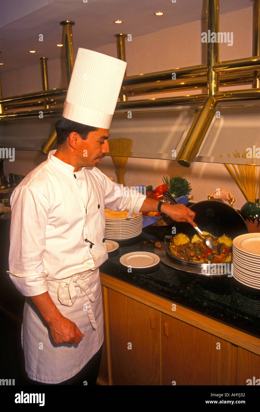 1, one, Mexican man, adult man, male chef, chef, cook, working, Mexican ...