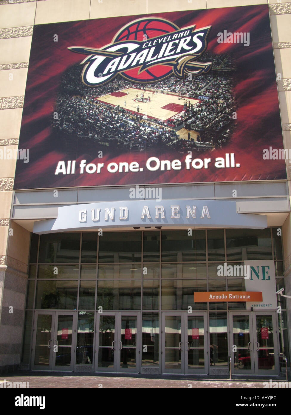 Cleveland cavaliers arena hi-res stock photography and images - Alamy