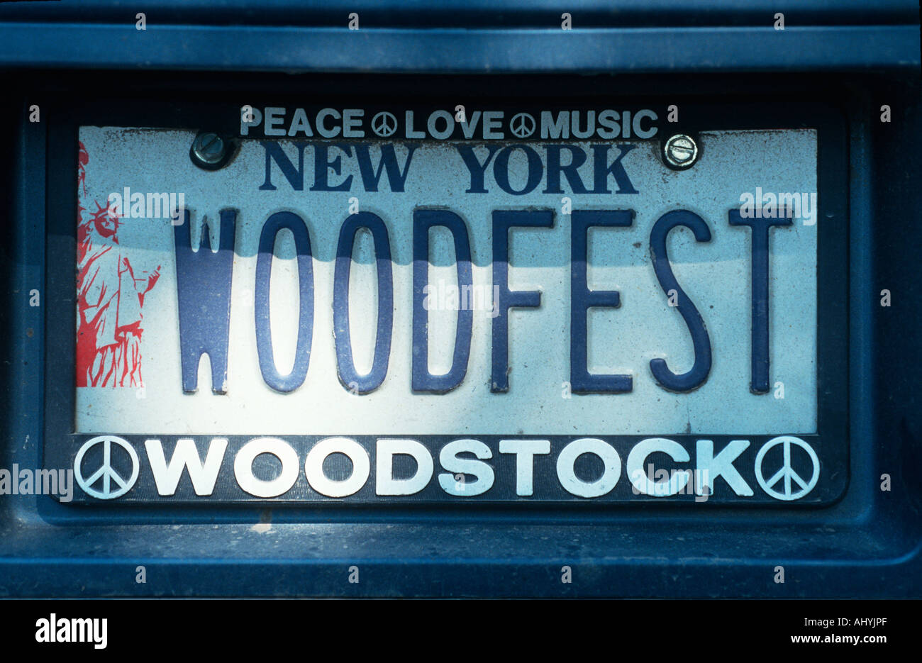 Car registration plate new york hi-res stock photography and images - Alamy