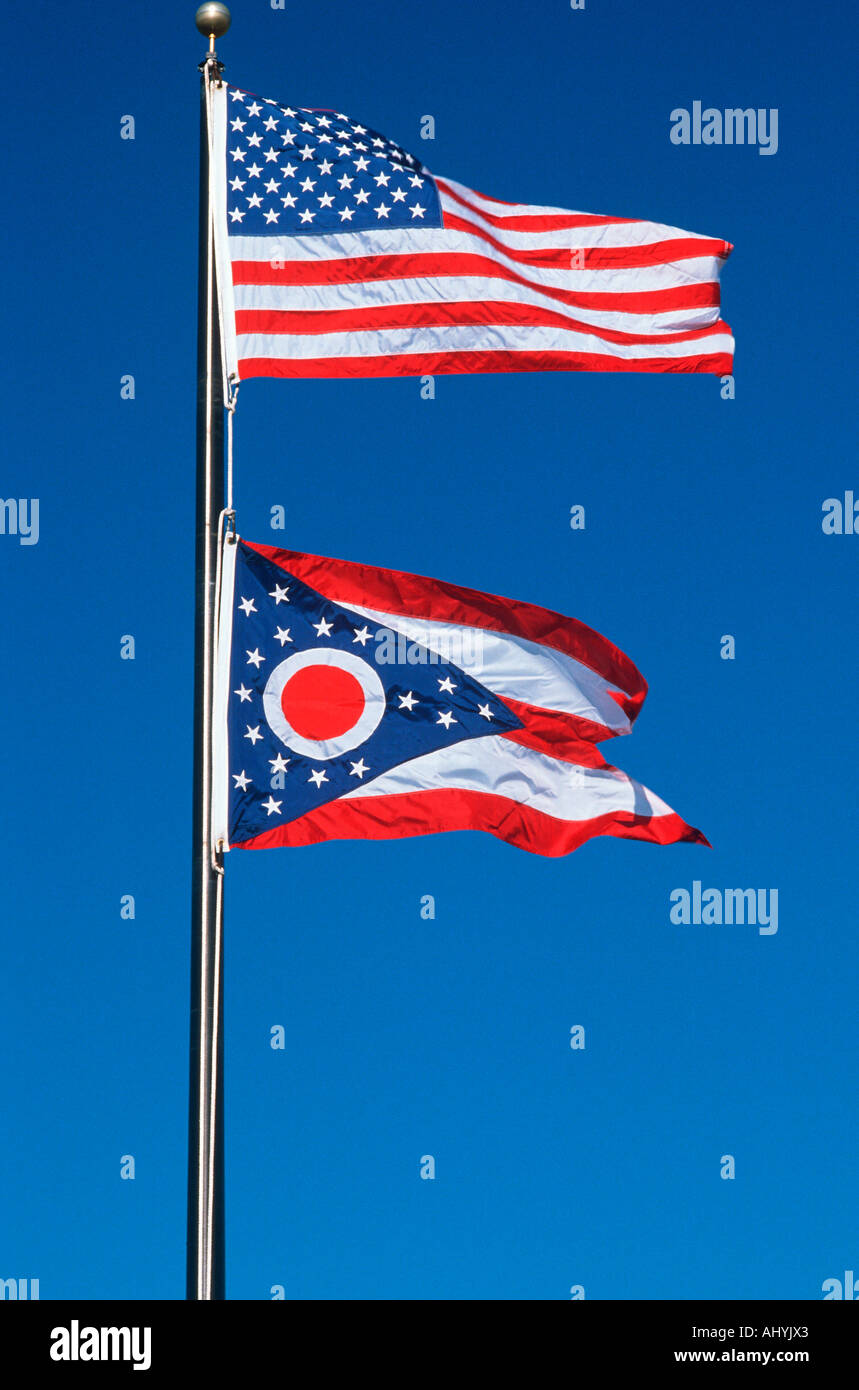 State Flag of Ohio Stock Photo - Alamy