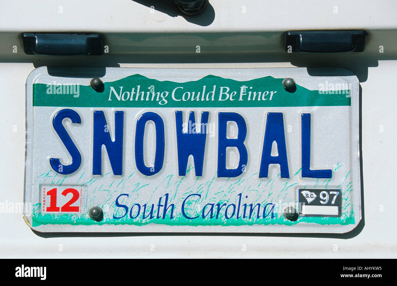 North carolina state license plate hi-res stock photography and images ...