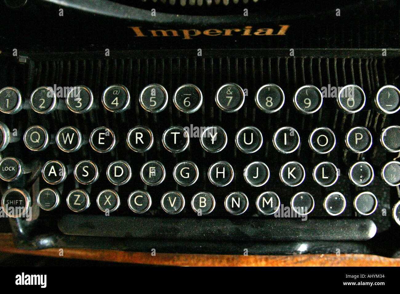 Imperial Typewriter Stock Photos & Imperial Typewriter Stock Images - Alamy