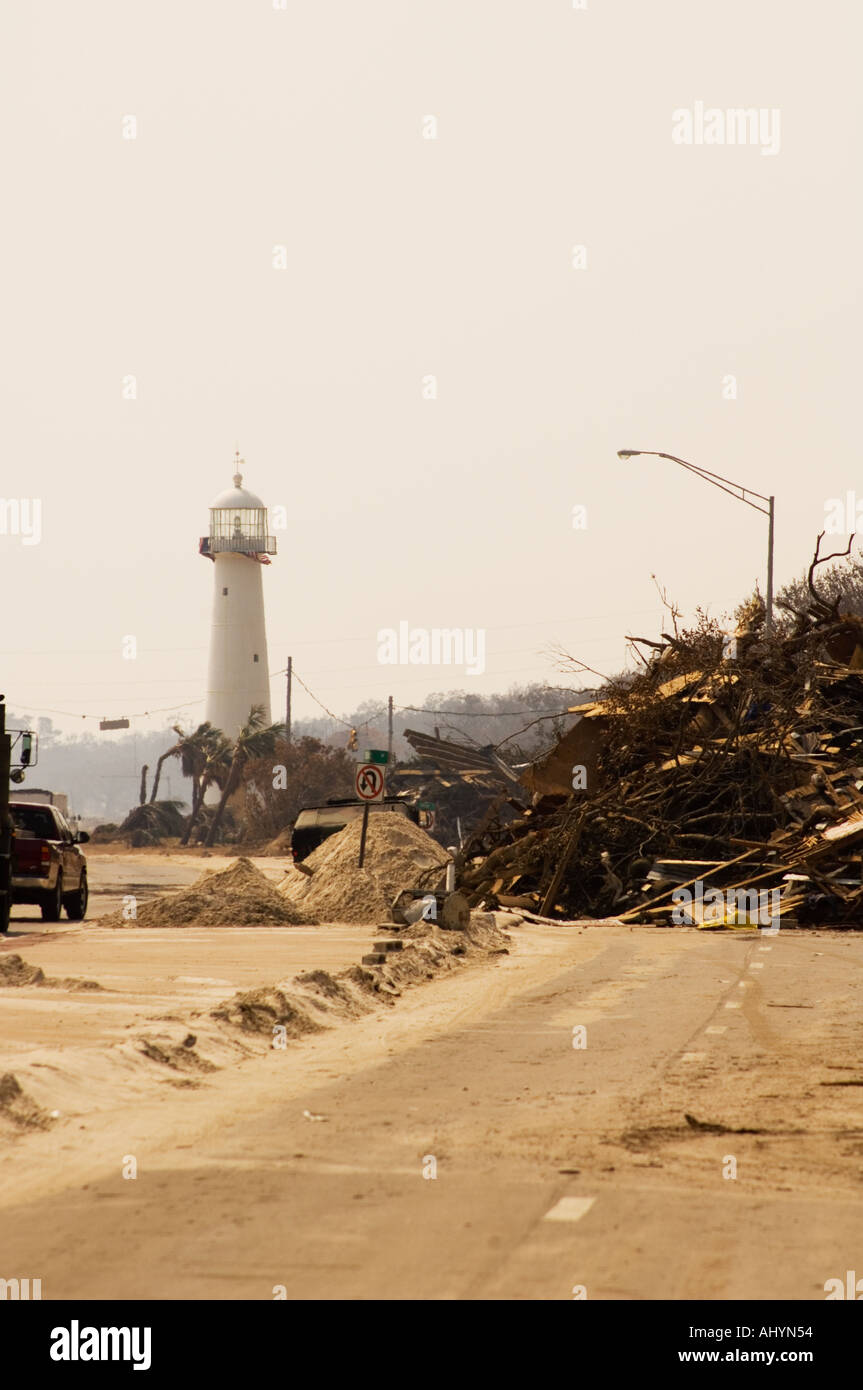 Hurricane Katrina damage in Biloxi Mississippi USA Stock Photo - Alamy Hurricane Katrina damage in Biloxi Mississippi USA Stock Photo - Alamy