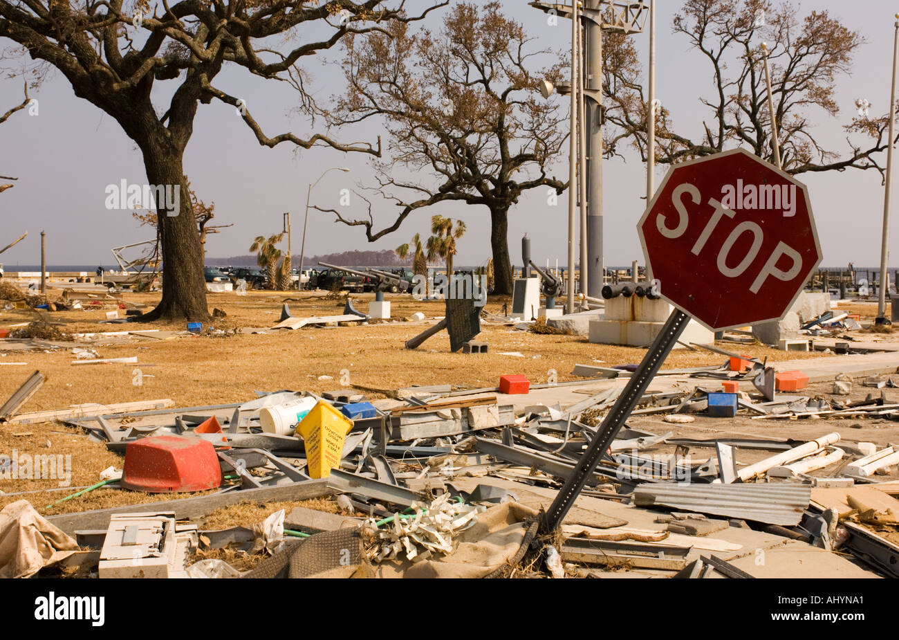 Hurricane Katrina damage in Biloxi Mississippi USA Stock Photo - Alamy Hurricane Katrina damage in Biloxi Mississippi USA Stock Photo - Alamy