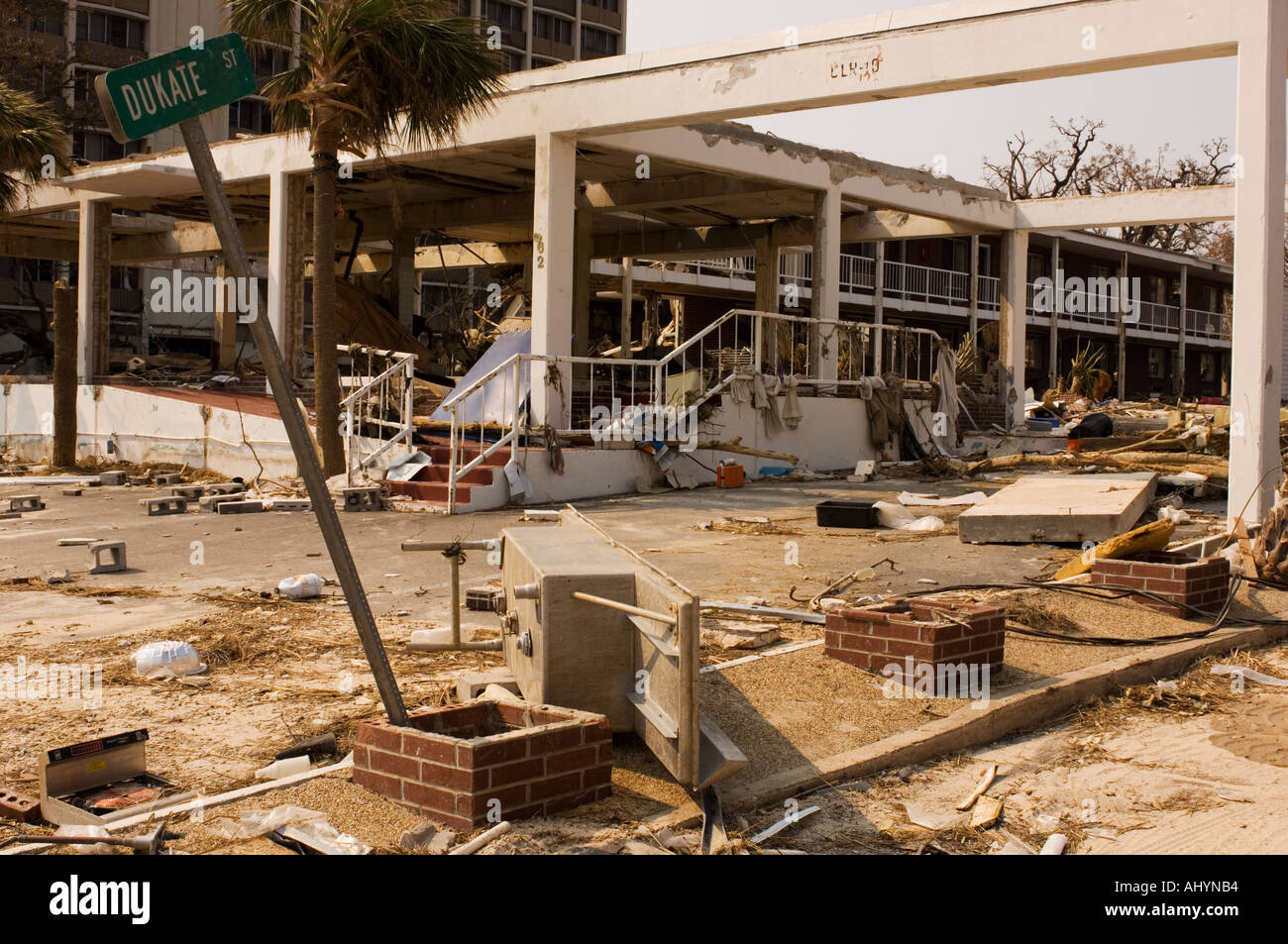 Hurricane Katrina damage in Biloxi Mississippi USA Stock Photo - Alamy Hurricane Katrina damage in Biloxi Mississippi USA Stock Photo - Alamy