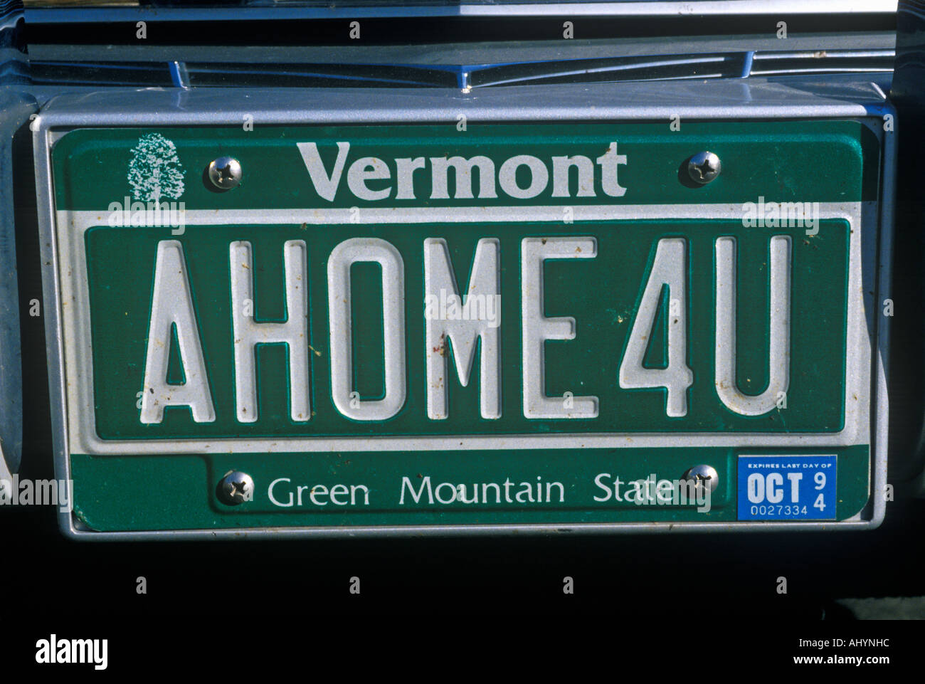 Vermont license plate hi-res stock photography and images - Alamy