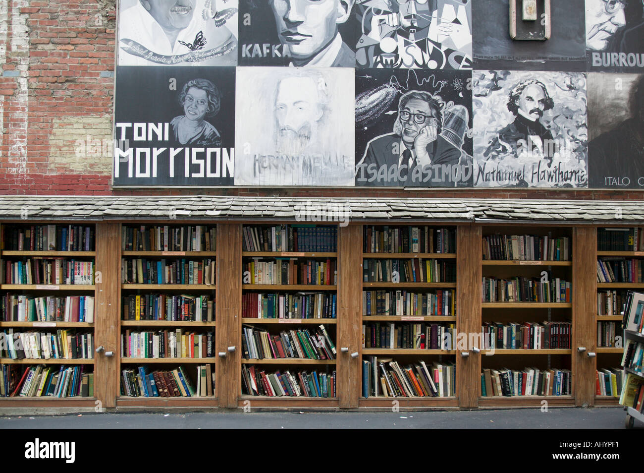 Bookshelf at Bookstore Boston Massachusetts Stock Photo - Alamy