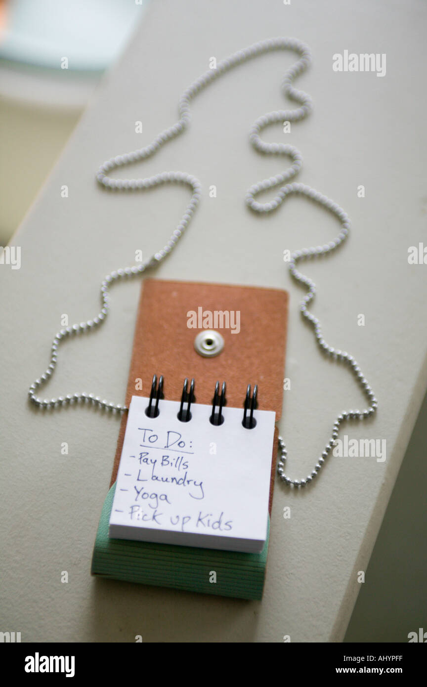 To Do List on Notepad Stock Photo - Alamy