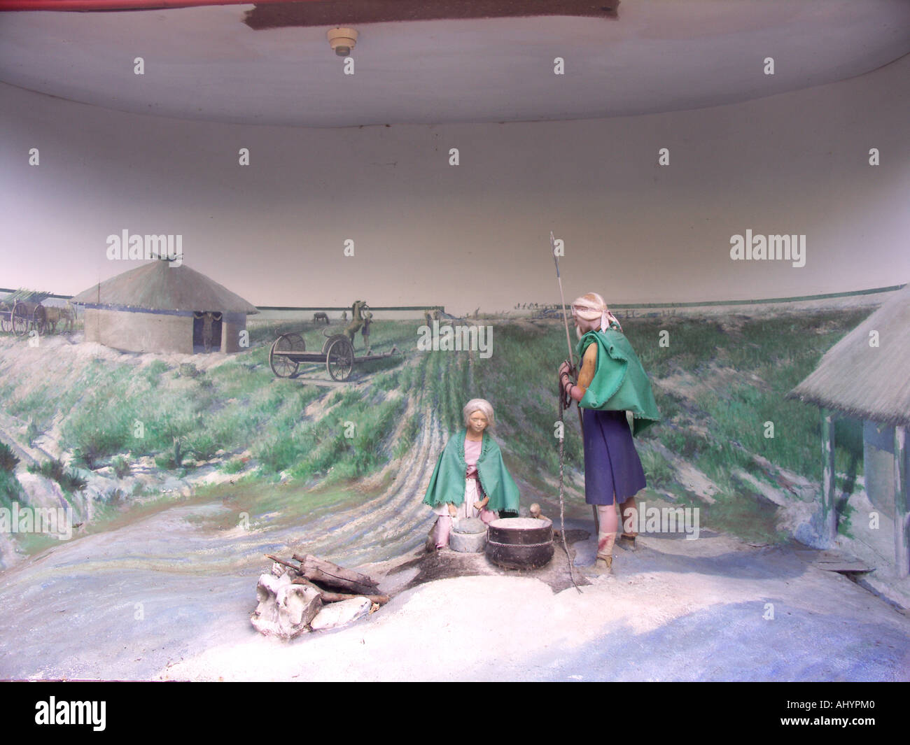 Iron age panorama picture Cockley Cley Iceni villlage Norfolk England ...