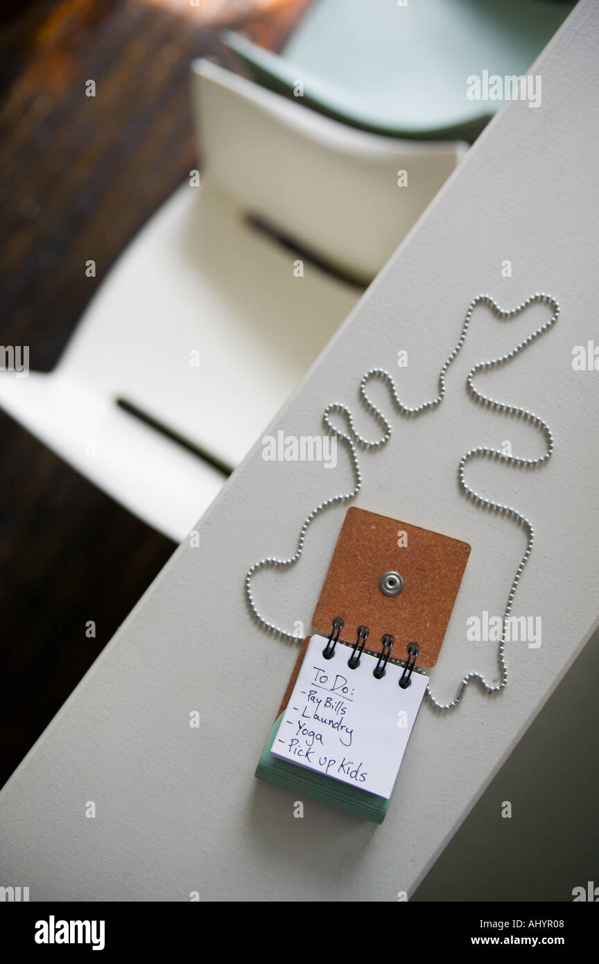 To Do List on Notepad Stock Photo - Alamy